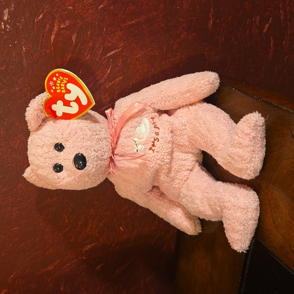 Ty | Toys | 202 Ty Its A Girl Baby Girl Bear Plush Wtag Vintage | Poshmark